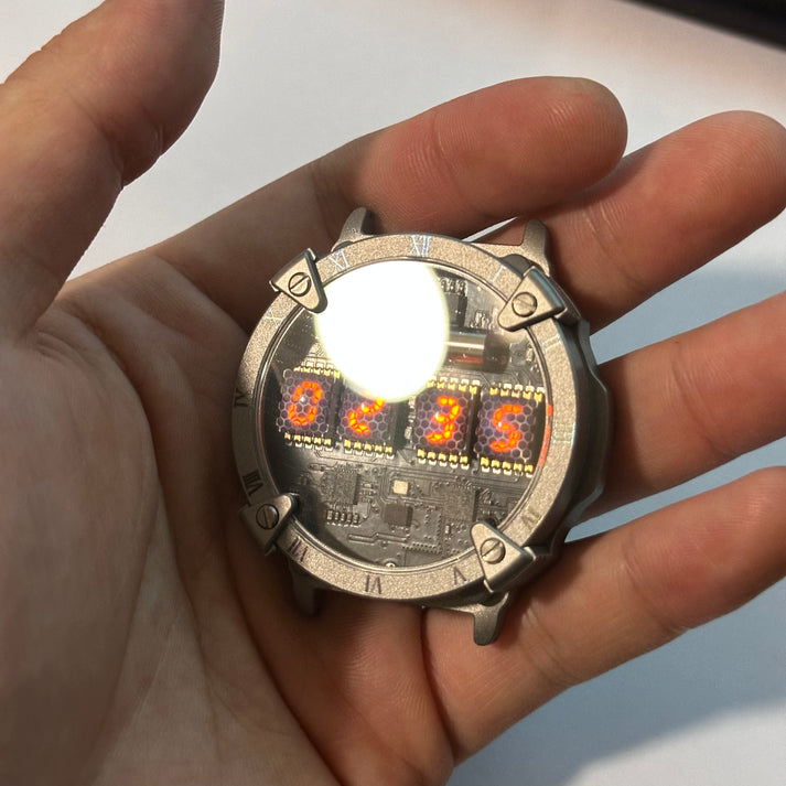 Nixie Watch 2 - Titanium - MXGZS